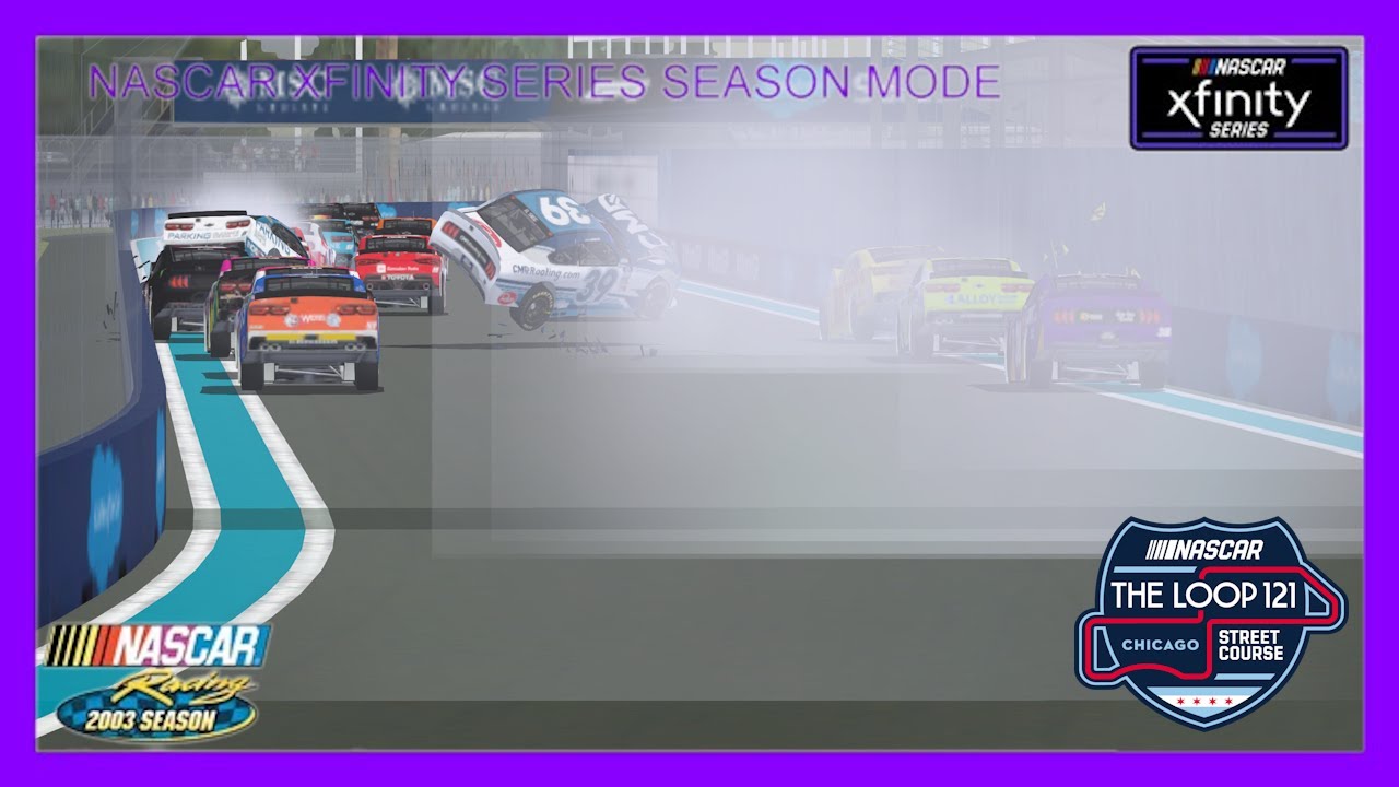 A MASSIVE FLIP ON LAP ONE IN MIAMI! - NR2003 2023 Xfinity Series Race ...