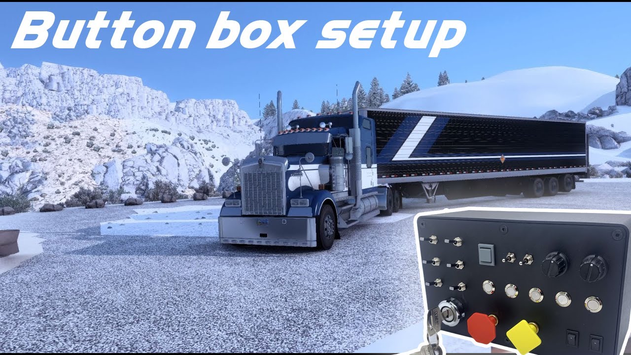 ATS Heavy Hauler 3D printed button box setup - YouTube