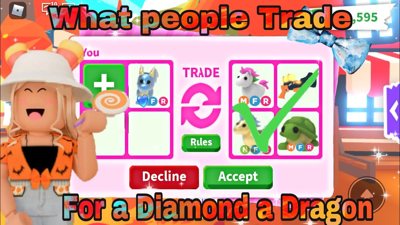 ︎What people trade for a DIAMOND DRAGON!! ~Adopt me~ *INSANE OFFERS ...