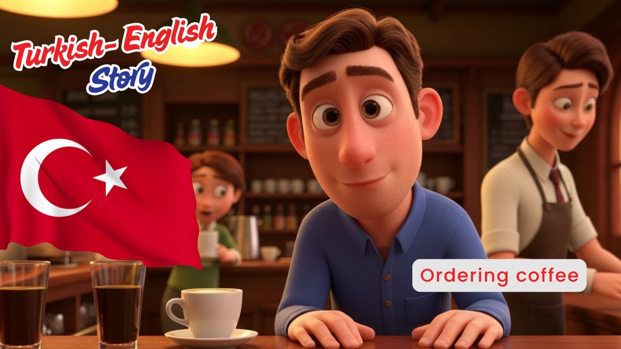 ☕ Ordering Coffee in Turkish | English-Turkish Conversation 🇹🇷 ...
