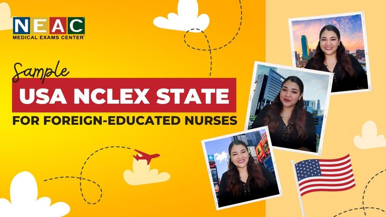 Sample USA NCLEX State for foreign educated Nurses - YouTube