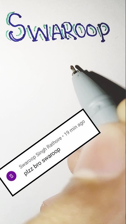 SWAROOP logo design 🤔😱🧐//tricks//#trending#short - YouTube