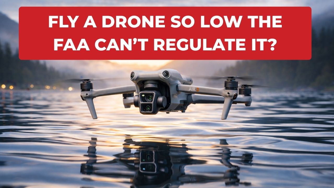 Can You Fly a Drone So Low the FAA Can’t Regulate It? - YouTube