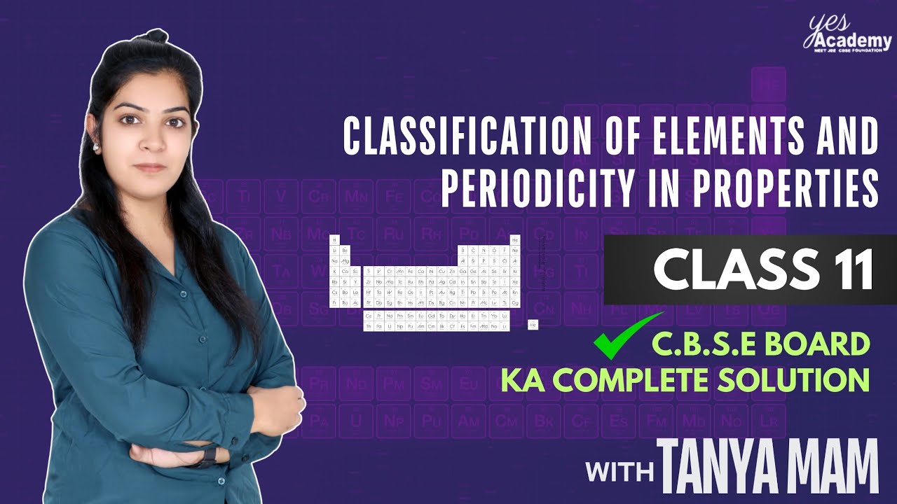 "Class 11 Chemistry: Mastering Element Classification & Periodic Trends ...