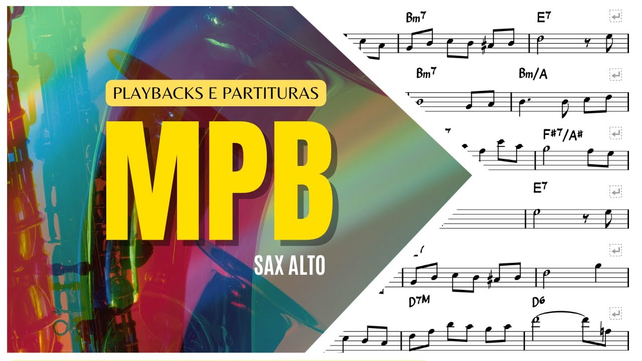Saxofone | Sax Alto | Playbacks MPB - YouTube