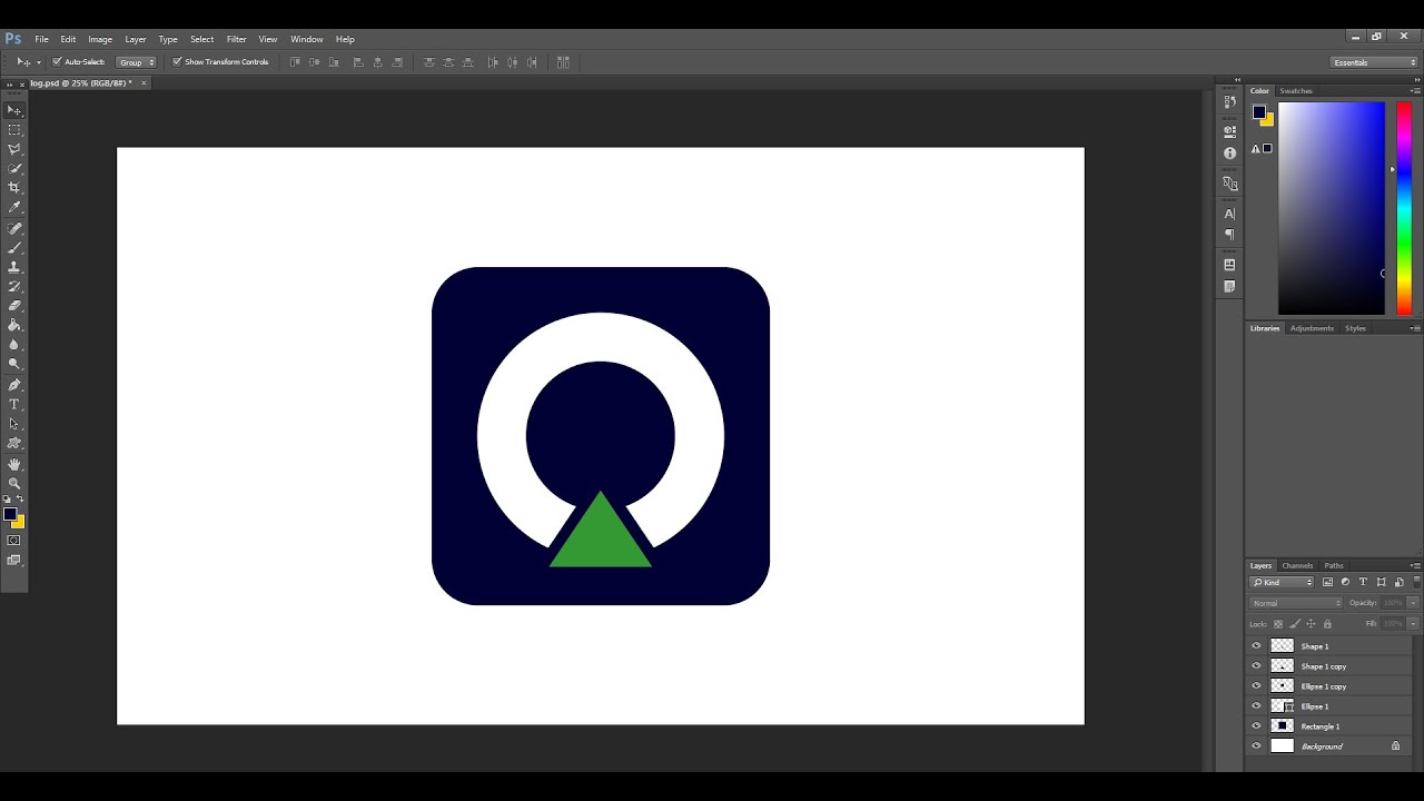 how to make OLYMP TRADE logo in Adobe Photoshop - YouTube