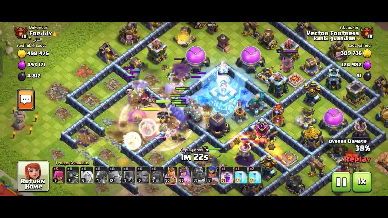 How to use 3 rage spell n 7 freeze spell - YouTube