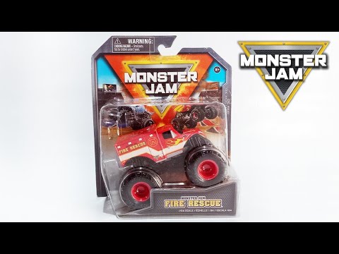 Monster Jam - Fire Rescue - Unboxing - YouTube