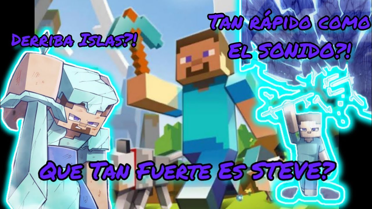 Que tan Fuerte es STEVE de Minecraft (Modo Supervivencia). - YouTube