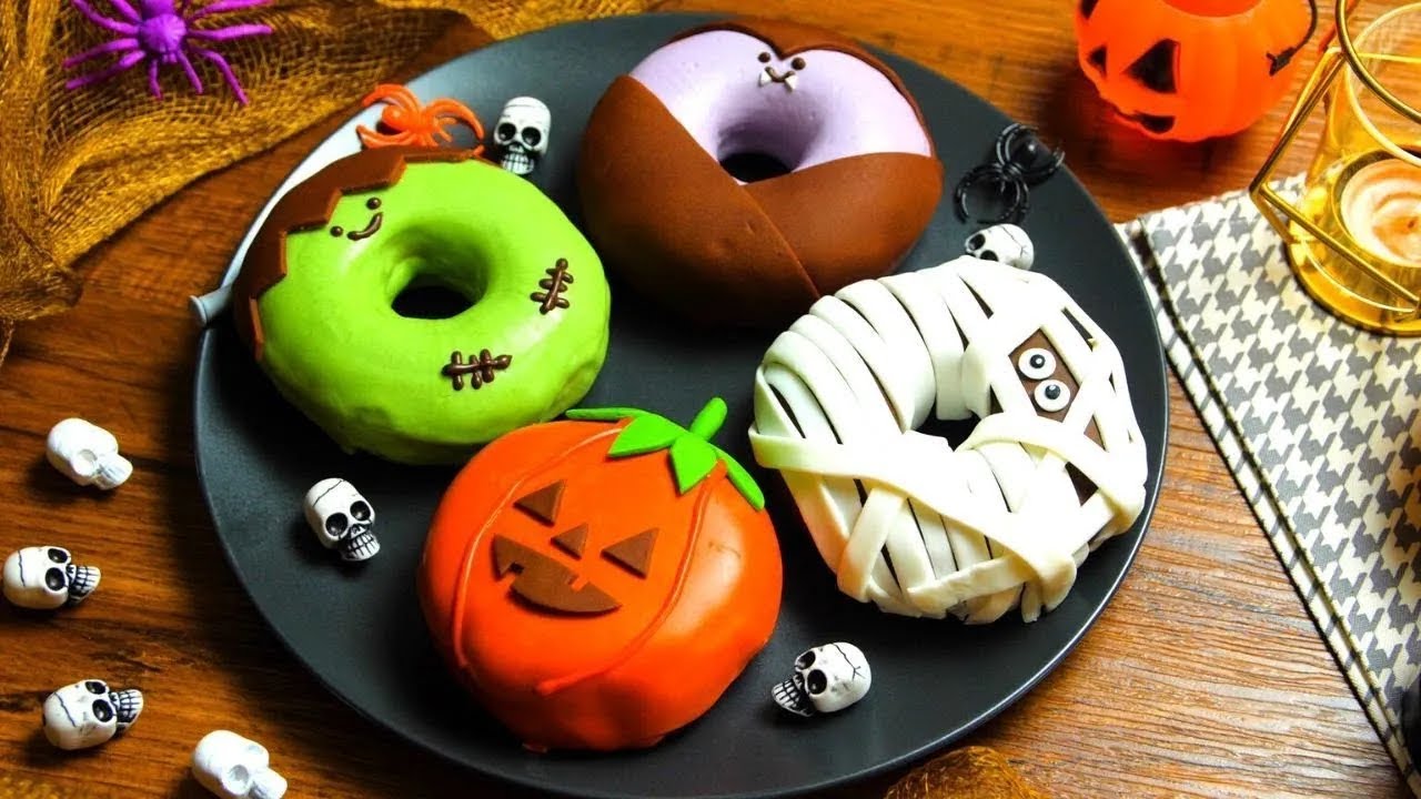 4 modèles de beignets d'Halloween | Spécial Halloween | Miam et Miam ...