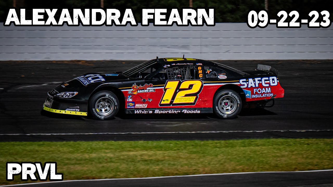 Alexandra Fearn | #12 Late Model (STAFFORD // 09-22-23) - YouTube