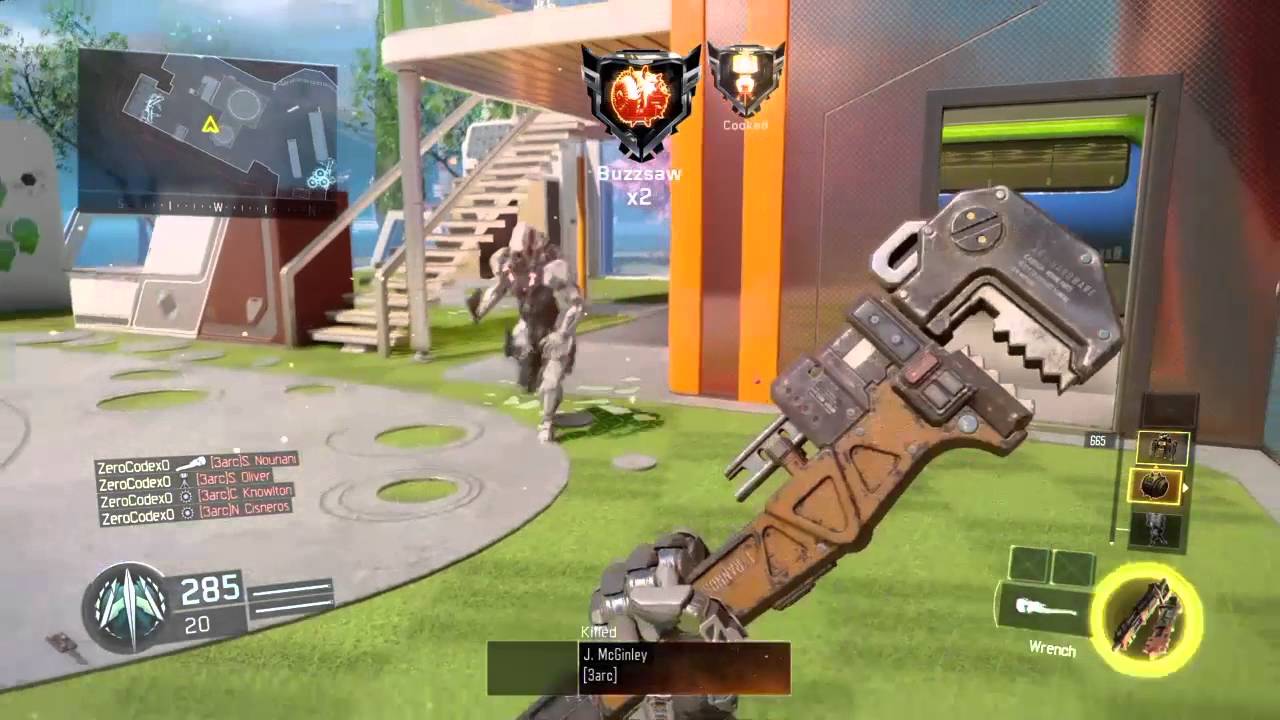 Call Of Duty Black Ops 3- Butterfly knife and Wrench - YouTube