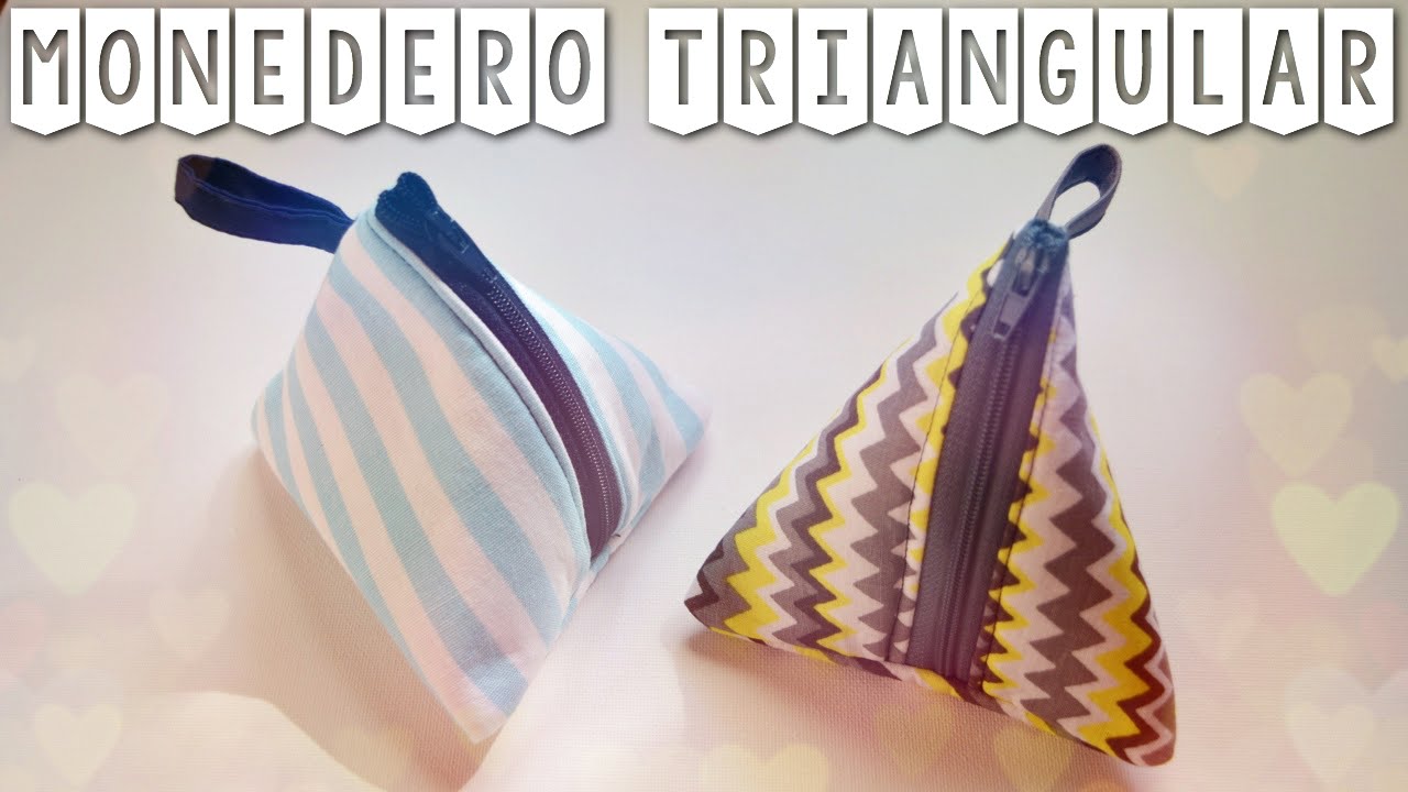 MONEDERO TRIANGULAR - TUTORIAL | Danii's Ways ♡ - YouTube