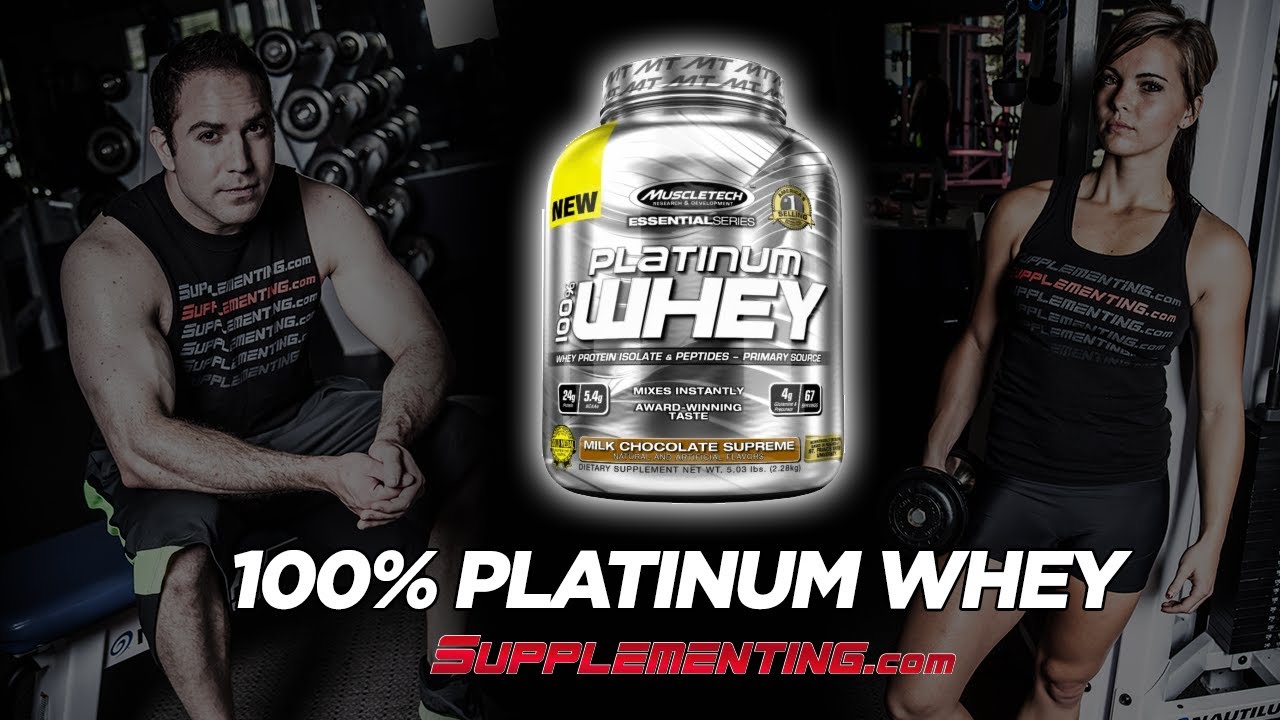 MuscleTech Platinum 100% Whey Reviews - Supplementing.com - YouTube