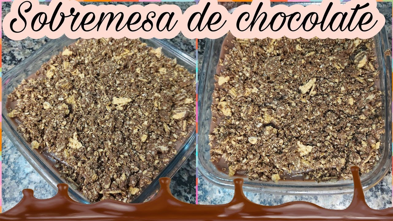 🟡Depois que APRENDI faço SEMPRE SOBREMESA de CHOCOLATE fácil prático ...