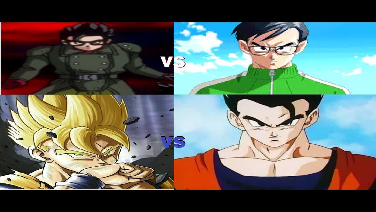 Gohan (Xeno) y Gohan (Del Futuro) vs Gohan y Gohan (FNF) - YouTube