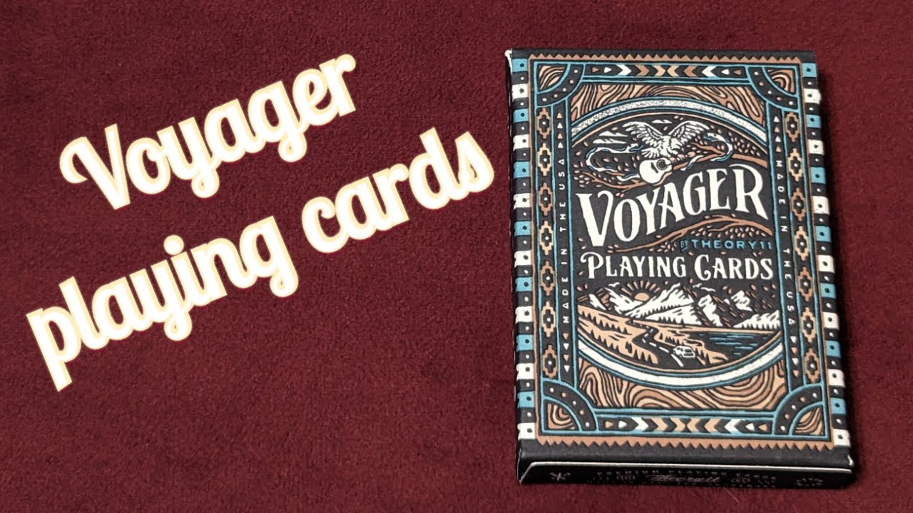 Daily deck review day 139 - Voyager playing cards By Theory11 - YouTube