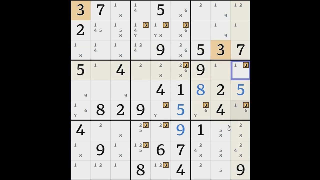 Empty Rectangle Sudoku - YouTube
