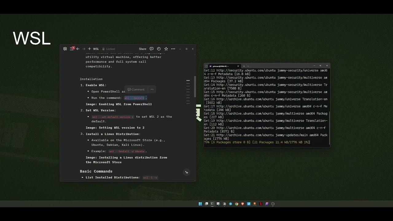 WSL Installation - YouTube