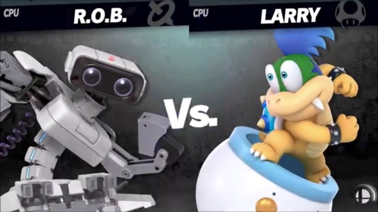 Super Smash Bros. Ultimate - R.O.B vs Larry - YouTube