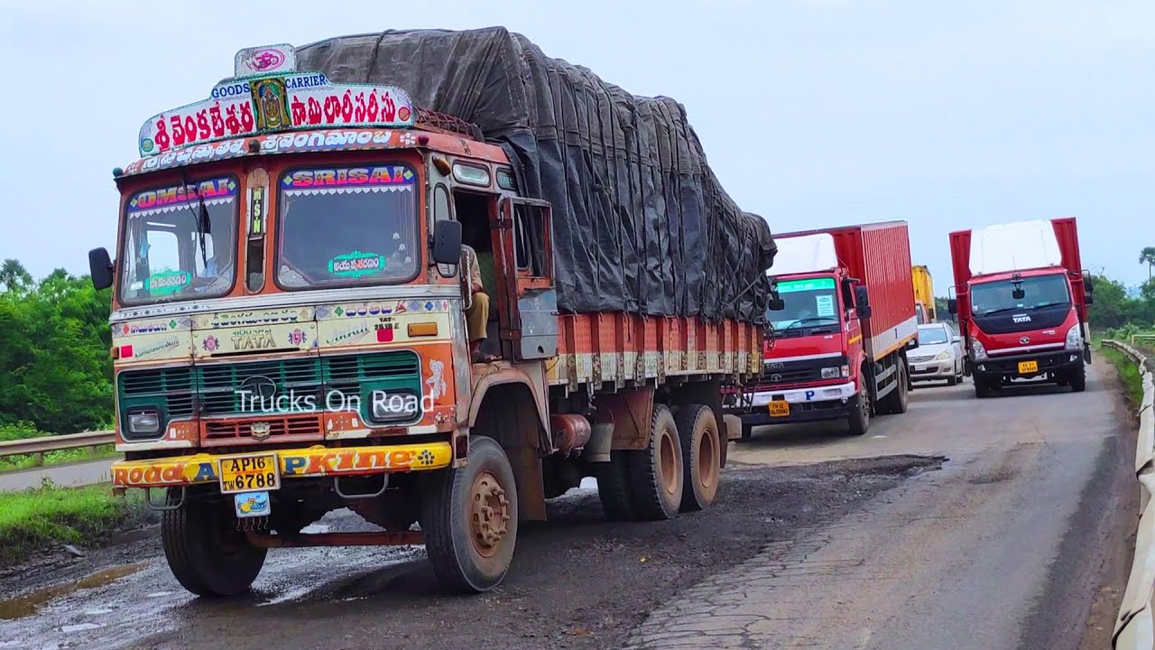Specially Goods Trucks Are Running On The Road | Truck Videos | Lorry ...