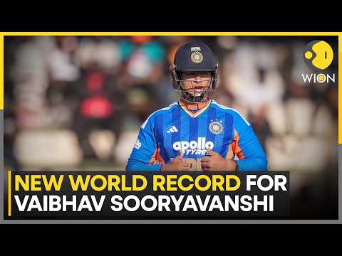 IND vs ZIM: Vaibhav Sooryavanshi Becomes Youngest To Score A T20I Half-Century | WION