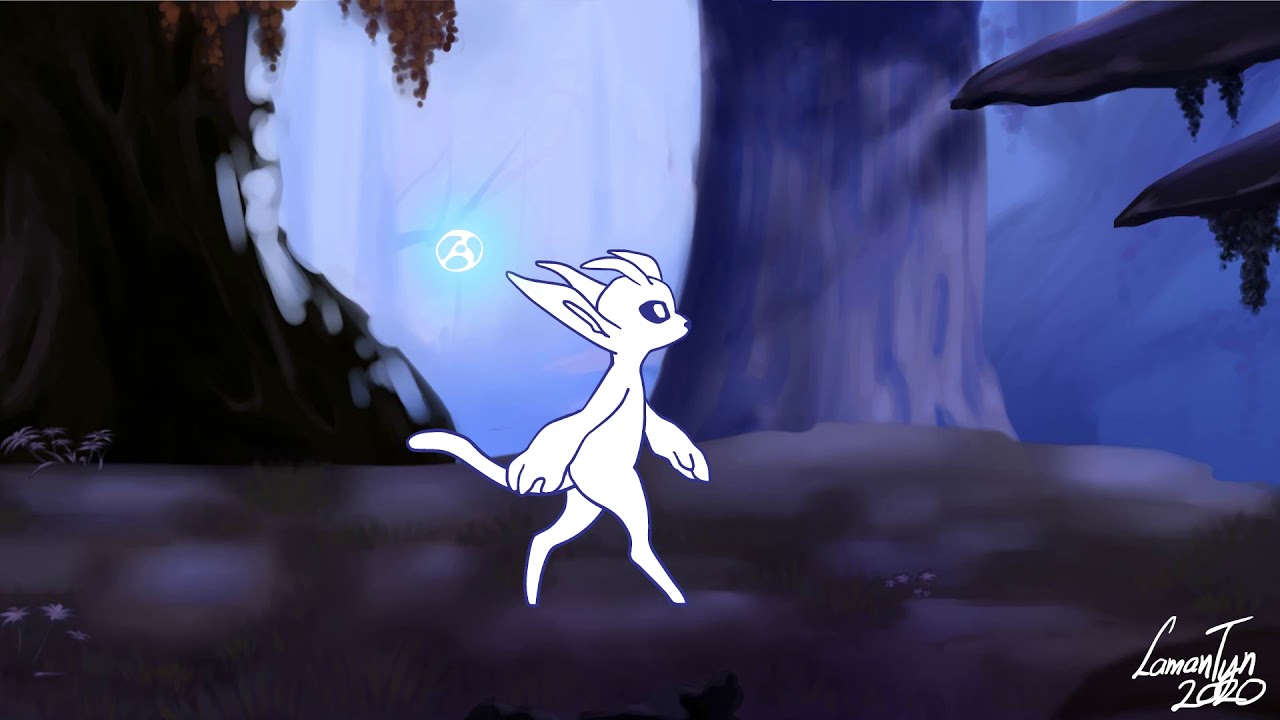 Ori walk cycle || Animation exercise - YouTube