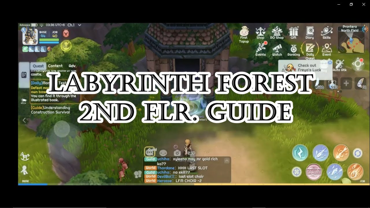 Land Of ROM [ Labyrinth Forest 2nd FLR Guide] - YouTube