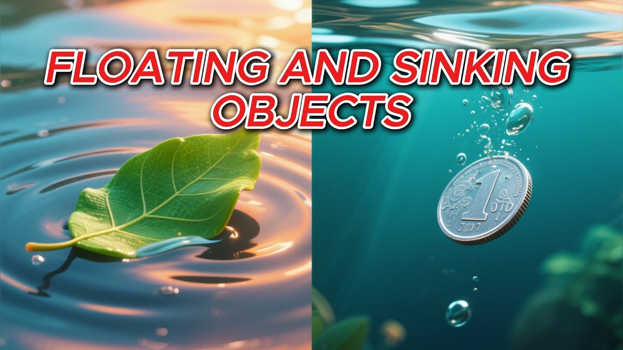 Floating and Sinking Objects Fun Science for Young Kids, Kindergarten ...