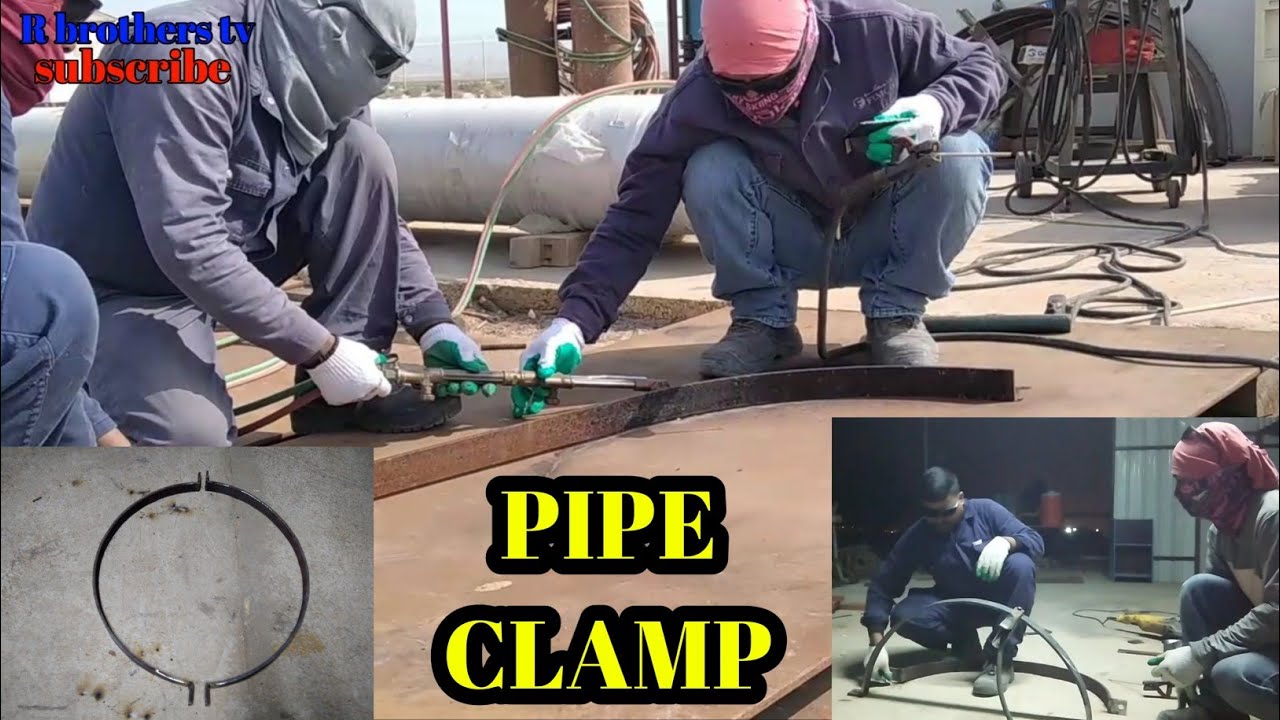 Pipe clamp//how to make manual pipe clamp(DIY) - YouTube