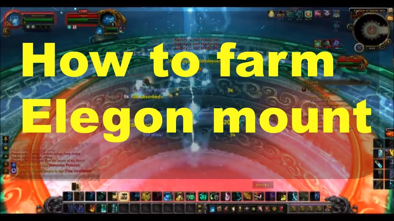 Farming Elegon Mount WoD 6.2 - YouTube