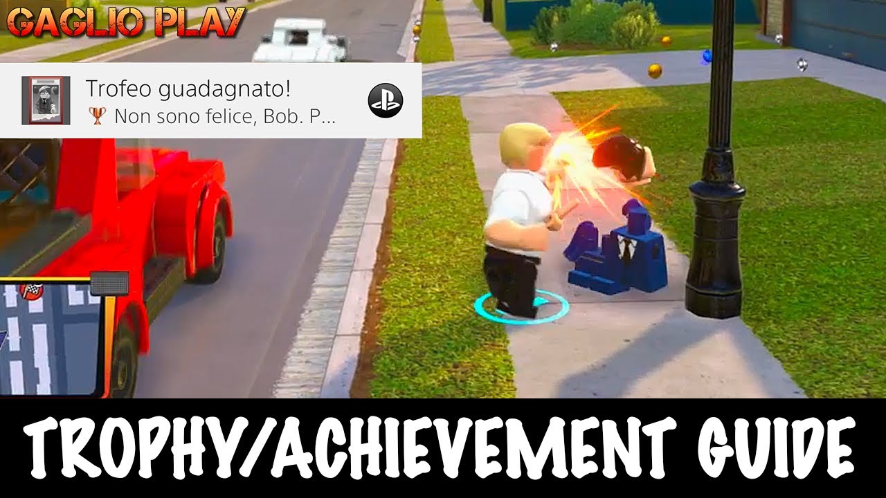 LEGO The Incredibles I'm Not Happy Bob. Not Happy Trophy / Achievement ...