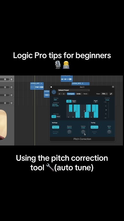 Logic Pro x: Using the pitch correction tool #audioengineer #logicprox #mixingmusic #tutorial ...