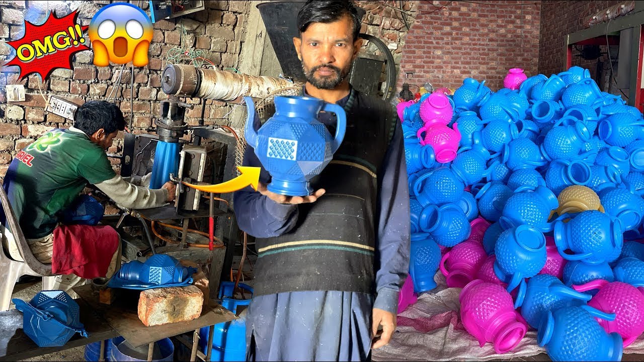 Incredible Process of Making Plastic Lota ｜ Production Process of ...