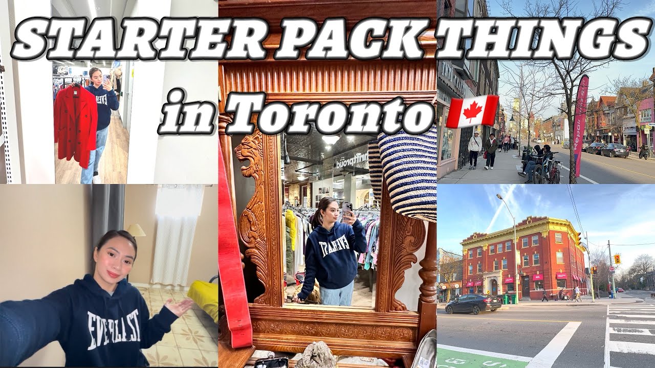 BUYING STARTER PACK THINGS in TORONTO |Filipino in Canada 🇨🇦 - YouTube