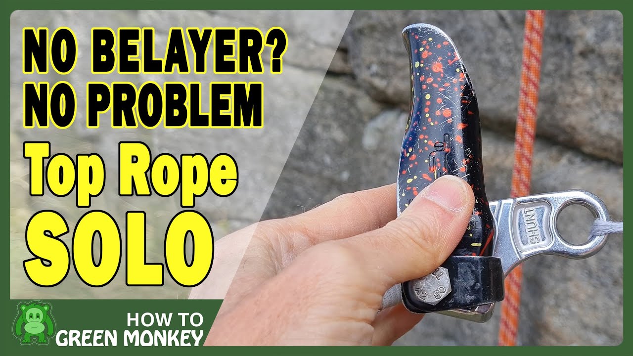 How To Top Rope Solo - Using the Petzl Shunt - YouTube