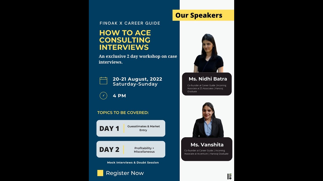 Acing Consulting Interviews -Part 2 | Profitability+Growth Strategy Cases Explained | Mock ...