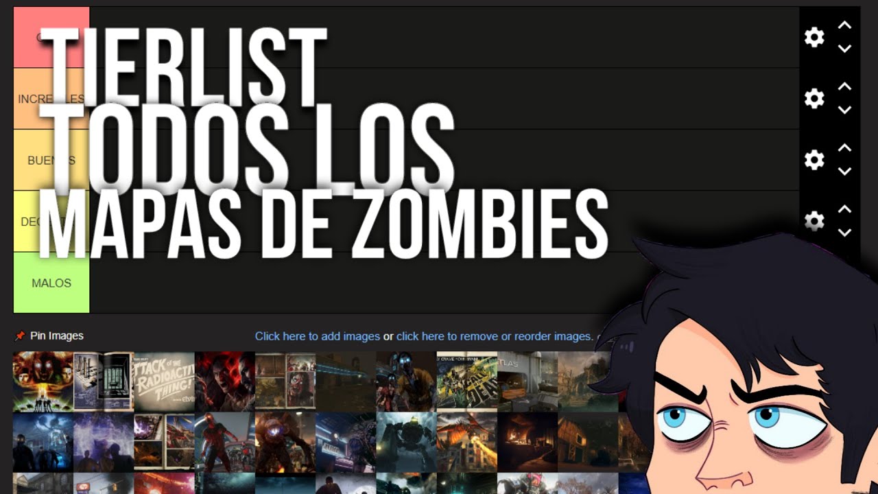 Tierlist de TODOS LOS MAPAS DE ZOMBIES | jarskate - YouTube