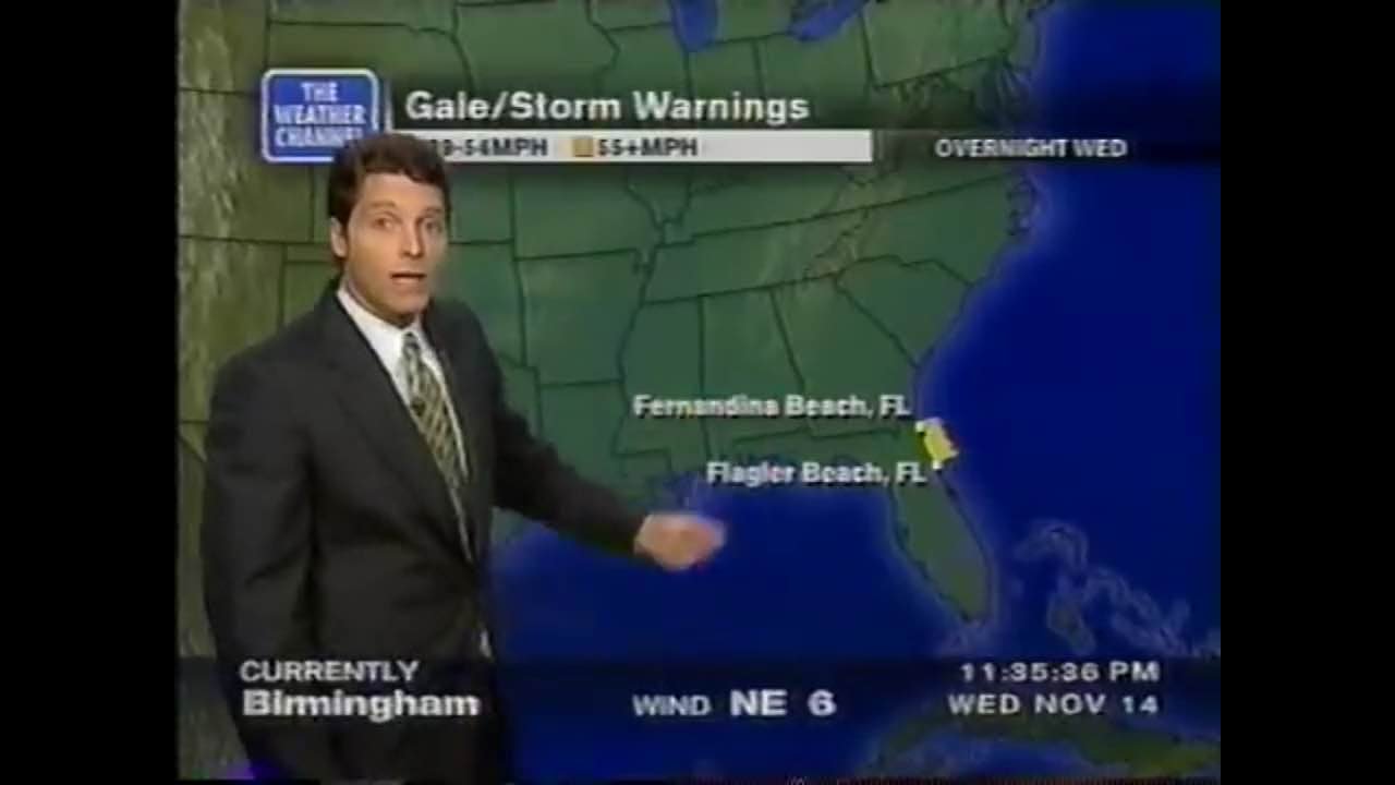 Weather Channel Evening Edition 2001 - YouTube