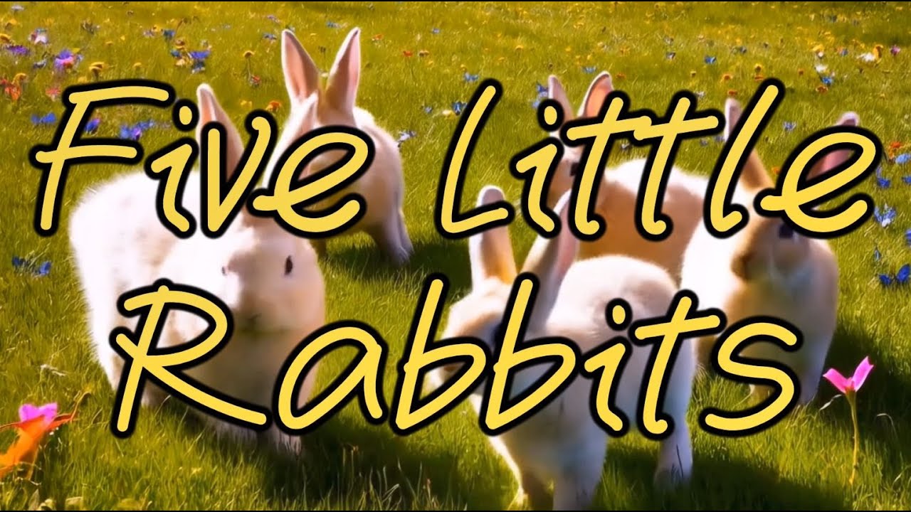 Five Little Rabbits | Kids Songs | Nursery Rhymes | Carley Kids TV ...