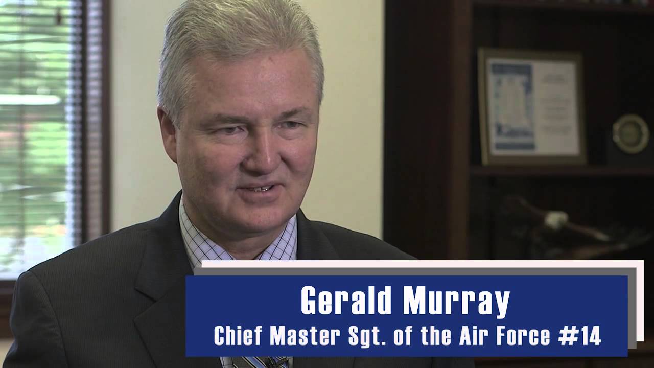 Chief Master Sgt. of the Air Force #14 Gerald Murray - YouTube