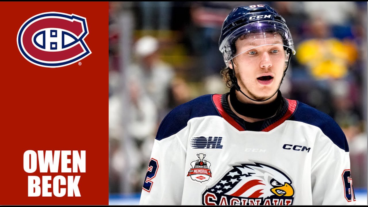 NHL Prospects : Owen Beck - 23-24 Highlights - YouTube