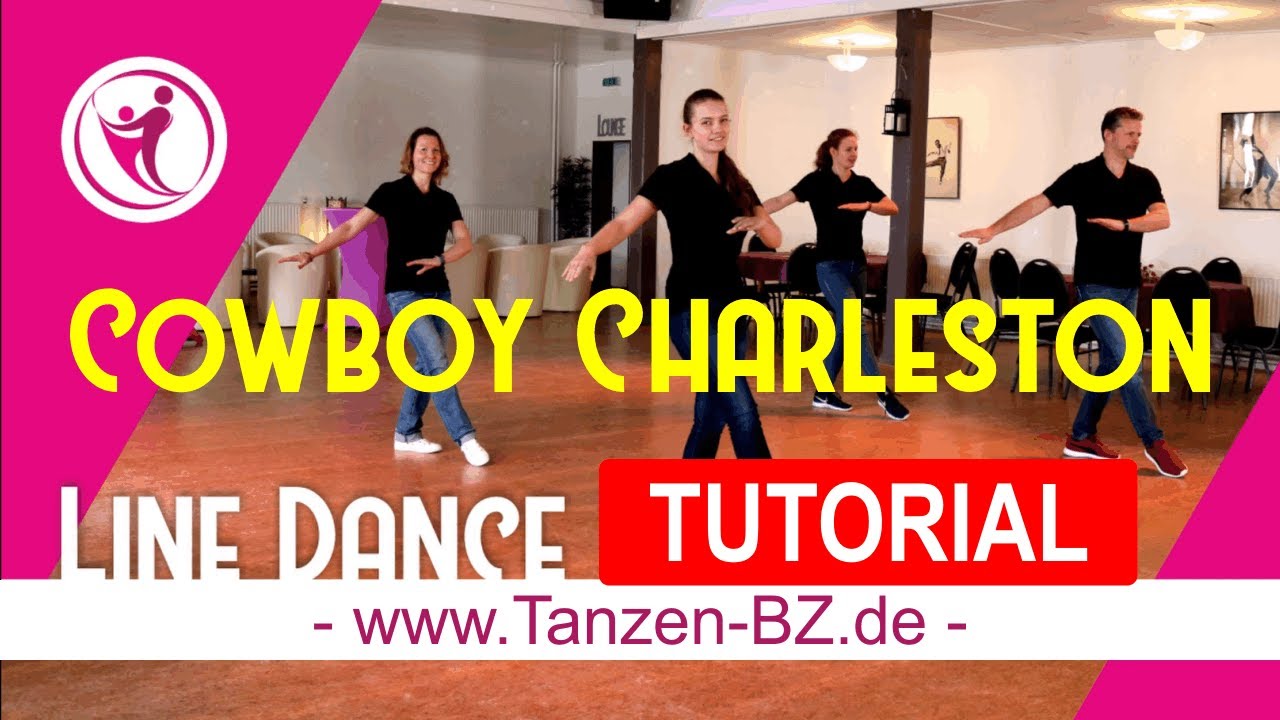Beginner Line Dance 🤠 Cowboy Charleston 🤠 lernen - 💃🏻 🕺🏻 Tutorial 💃🏻 🕺🏻 ...