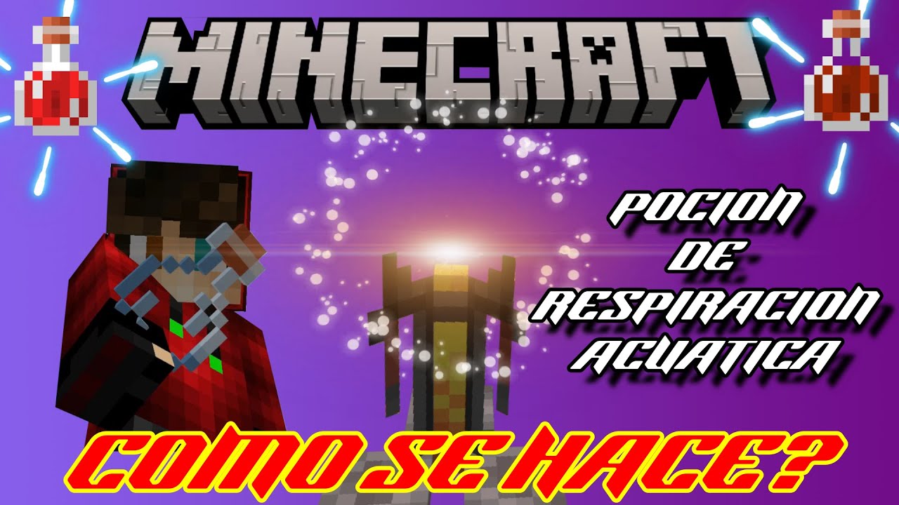 POCIÓN de RESPIRACIÓN ACUÁTICA para MINECRAFT 2022 con DURACIÓN de 3:00 ...