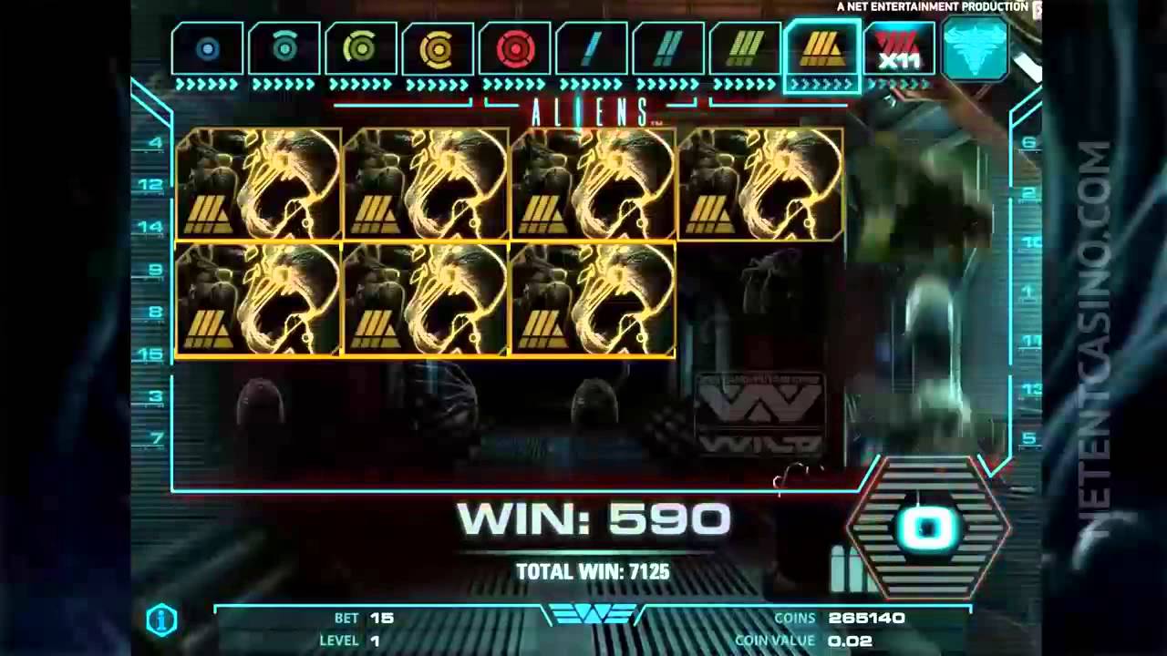 Aliens Video Slot new Netent casino game (release: 24-04-2014) - YouTube