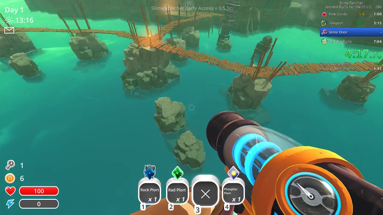 Slime Rancher - Ancient Ruins Speedrun (6:59) 0.5.1 - YouTube