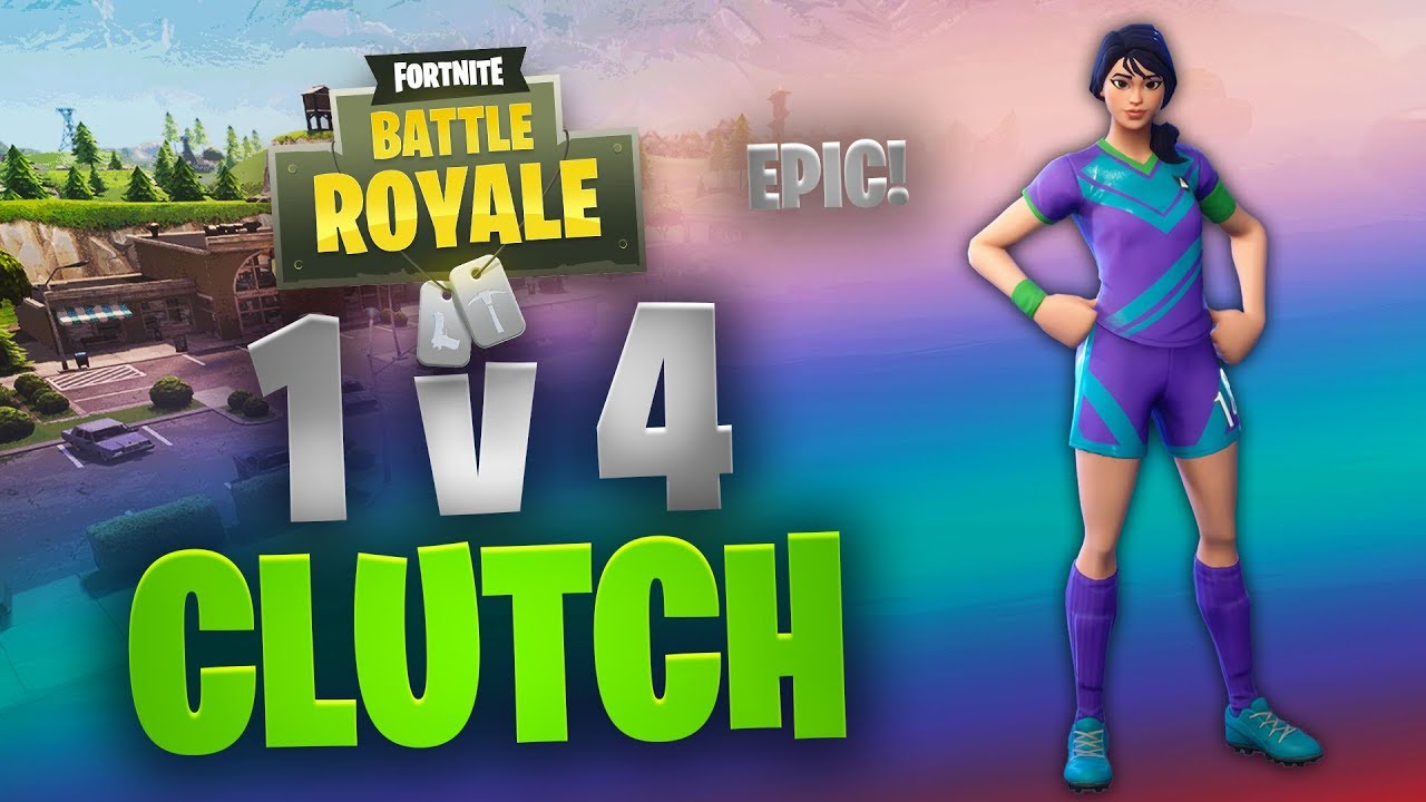 1v4 Clutch | Random Squad Win | Fortnite | No Commentary - YouTube