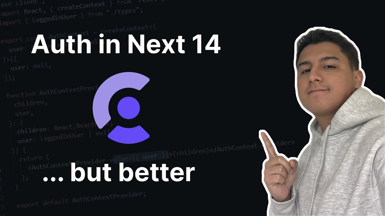 Next js 14 authentication with Server Components and Clerk - YouTube