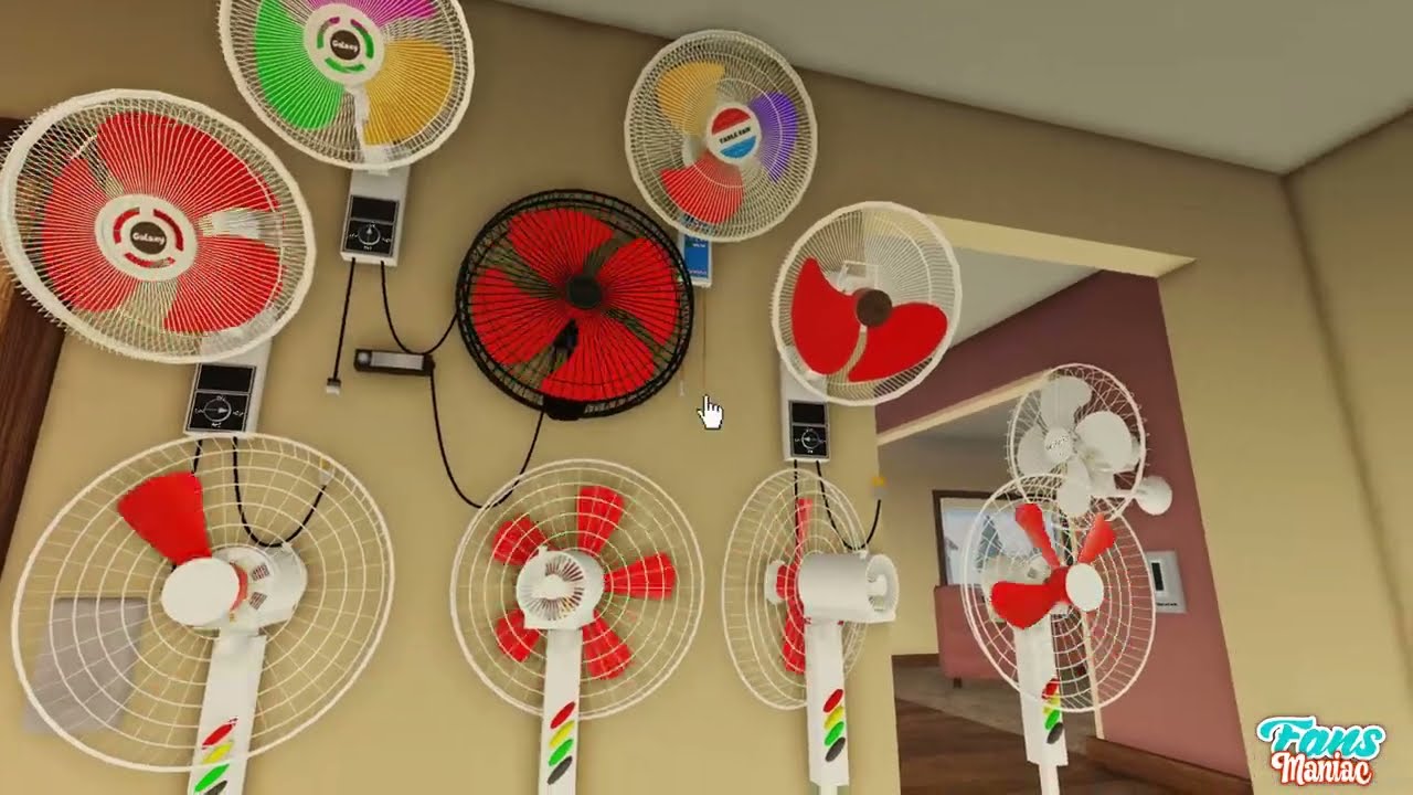 DIY Wobbly Wall Fan Like Dancing, The Best Design Only one in The World ...