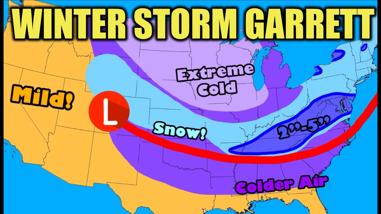 Winter Storm Garrett | Heavy Snowfall for the East | Dangerous Wind ...